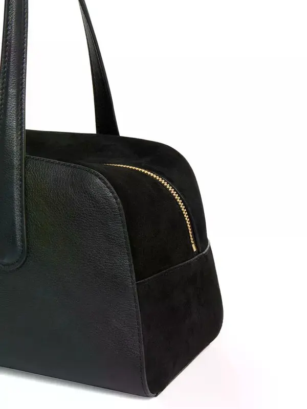 MANSUR GAVRIEL Helios Leather Shoulder Bag - Black