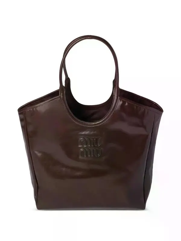 Miu Miu Ivy Leather Tote Bag