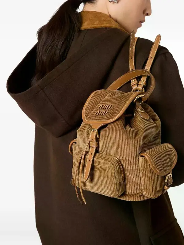 Miu Miu Corduroy Backpack