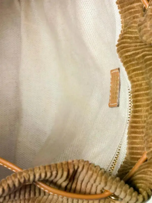 Miu Miu Large Corduroy Cotton Backpack