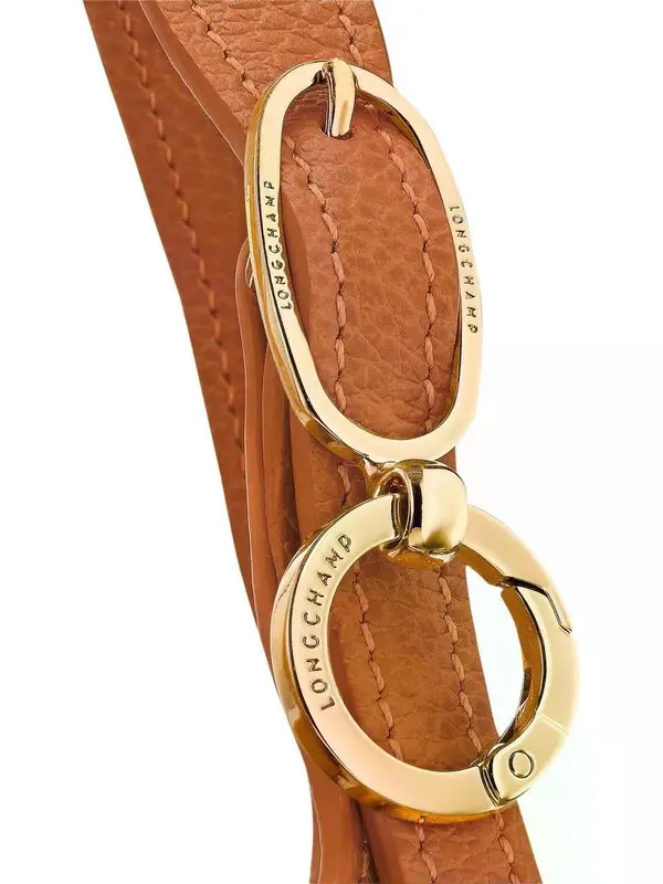 Longchamp Le Foulonné S Grained-leather Tote Bag - Orange
