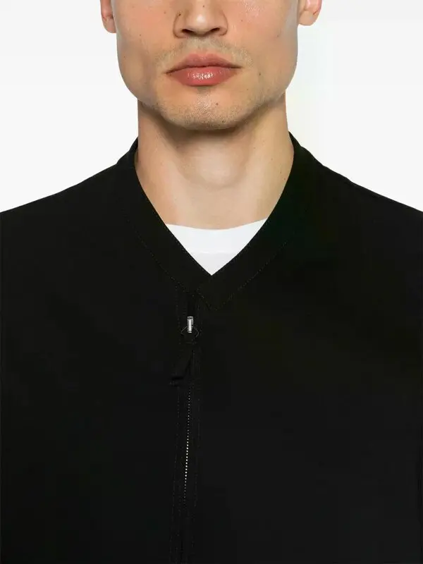 Giorgio Armani Wool Zip-up Jacket And Trousers Set