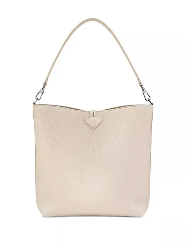 Longchamp Le Roseau Medium Grained-leather Shoulder Bag