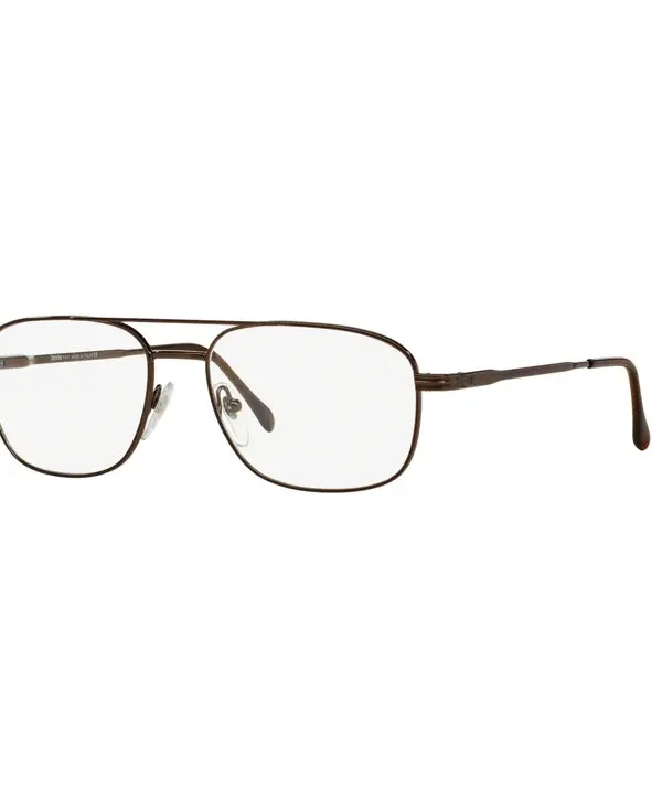 SFEROFLEX Square Eyeglasses - Dark Brown
