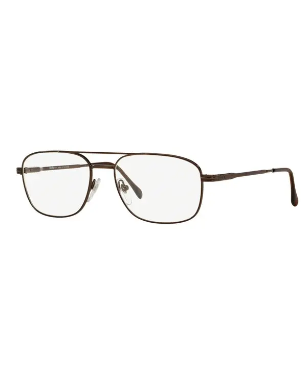 SFEROFLEX Square Frame Eyeglasses - Dark Brown