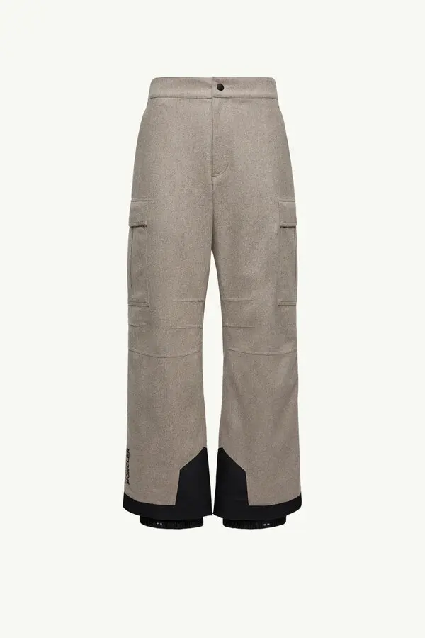 Moncler Padded Technical Wool Ski Pants
