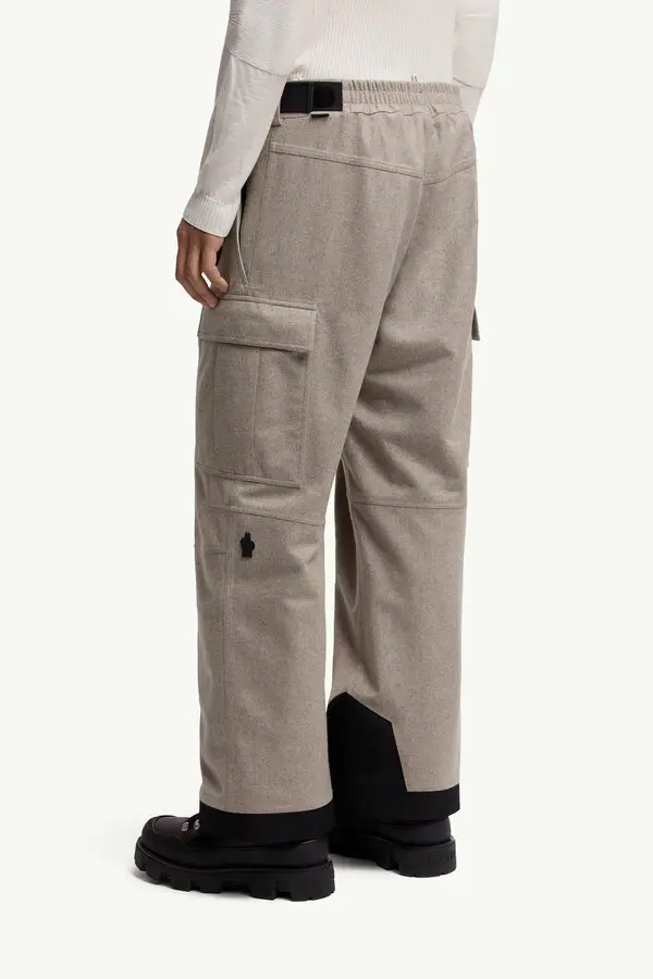 Moncler Padded Technical Wool Ski Pants