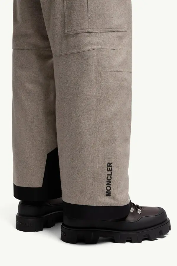 Moncler Padded Technical Wool Ski Pants