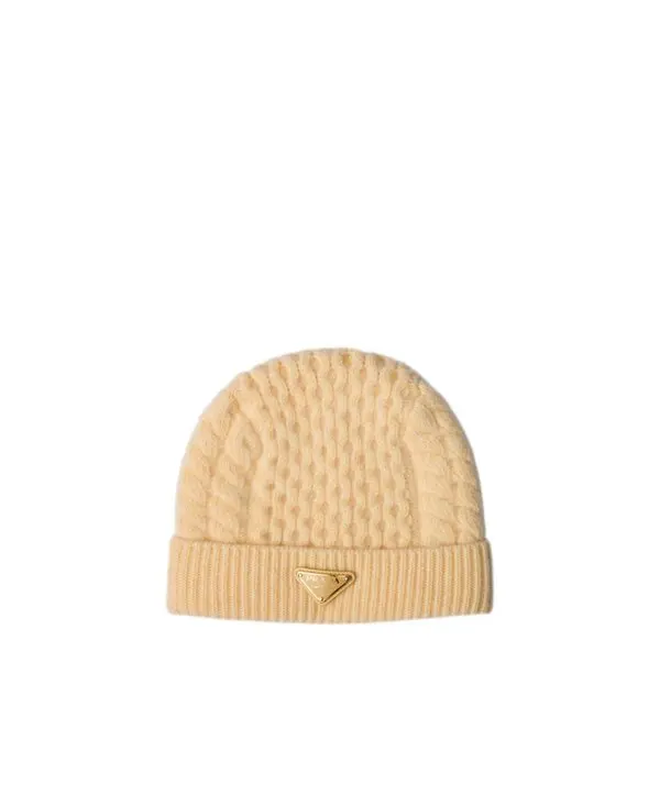 Prada Wool Beanie - Yellow