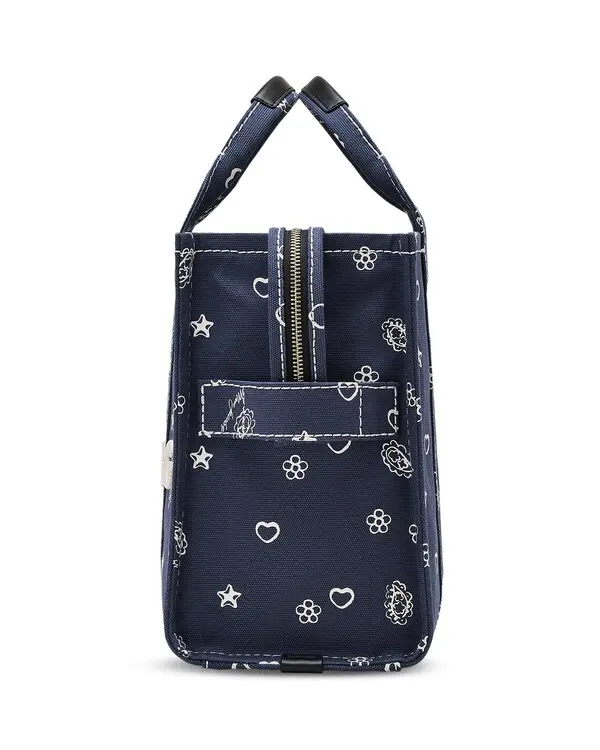 Marc Jacobs The Bandana Medium Canvas Tote - Navy Multi