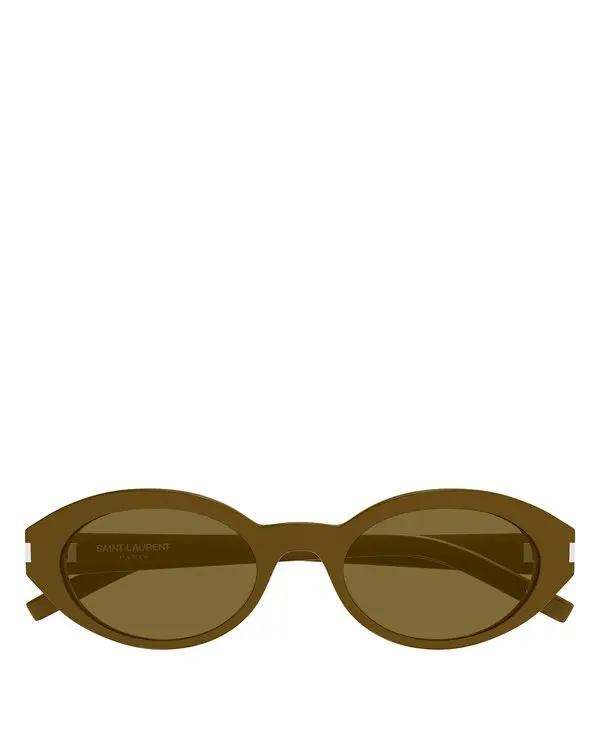 Saint Laurent Oval Sunglasses, 51mm