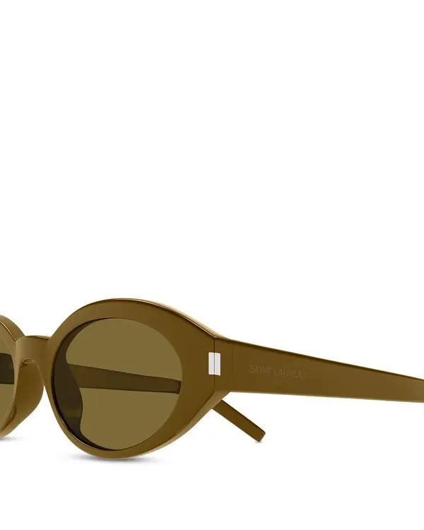 Saint Laurent Oval Sunglasses, 51mm