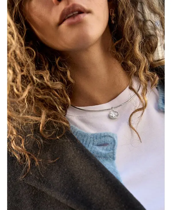 Baublebar Lexi Crystal Solitaire Collar Necklace