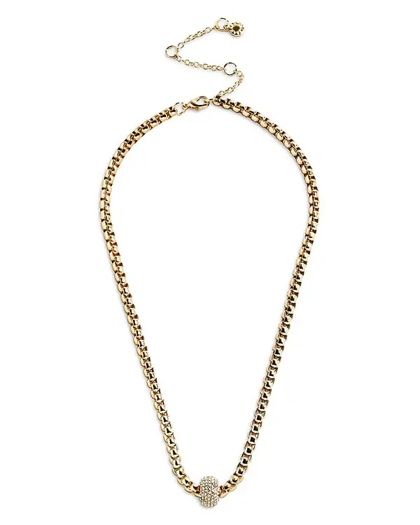 Baublebar Pave Rondelle Necklace - Gold