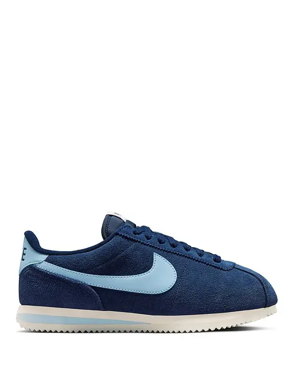 Nike Cortez Leather Sneakers - Midnight Navy