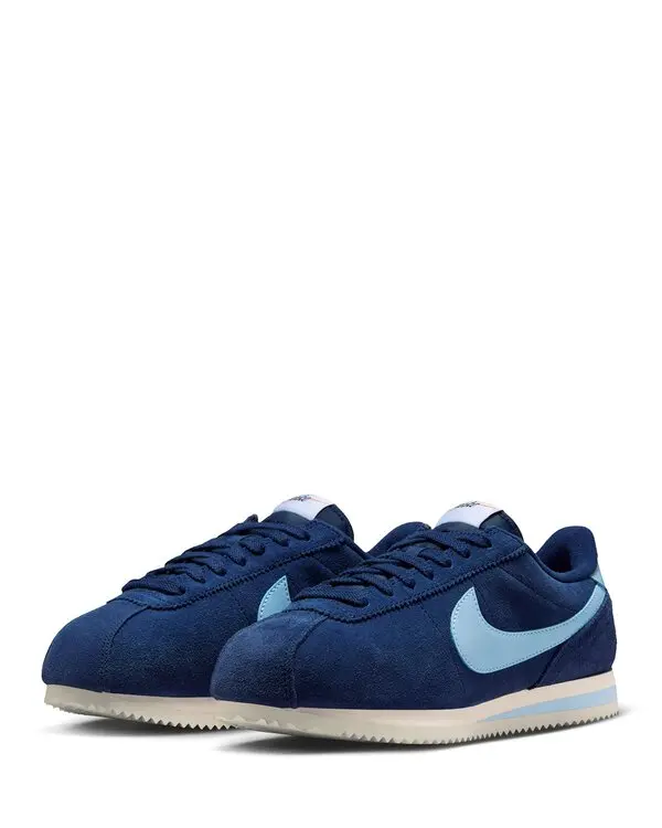 Nike Cortez Leather Sneakers - Midnight Navy