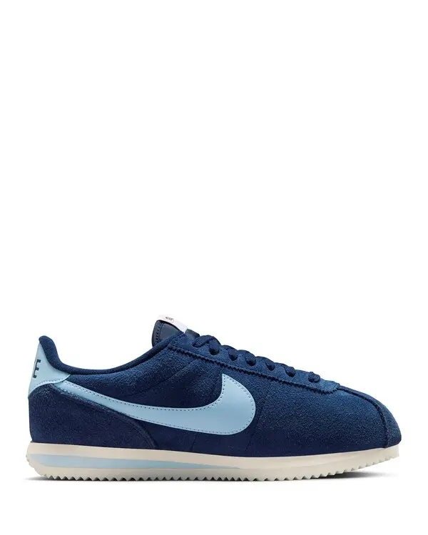 Nike Cortez Leather Sneakers - Midnight Navy