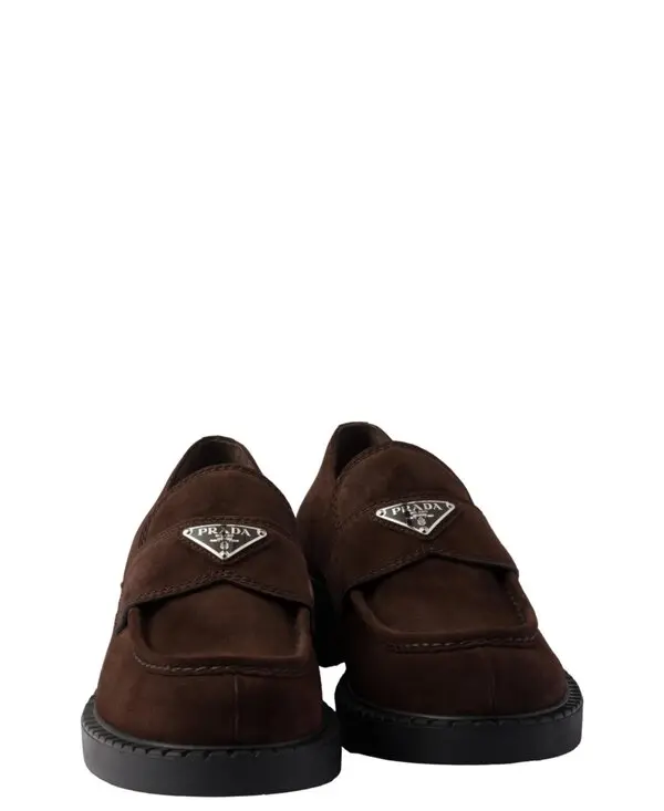 Prada Suede Loafers