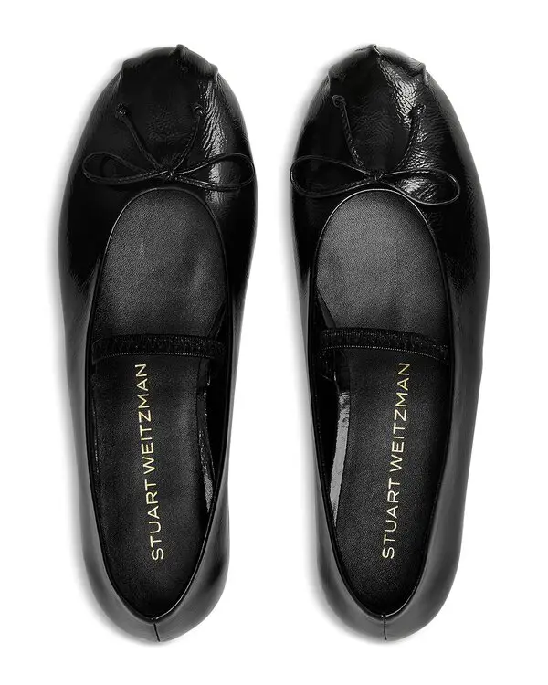 STUART WEITZMAN Prima Bow Ballet Flats