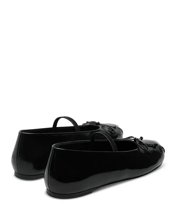 STUART WEITZMAN Prima Bow Ballet Flats