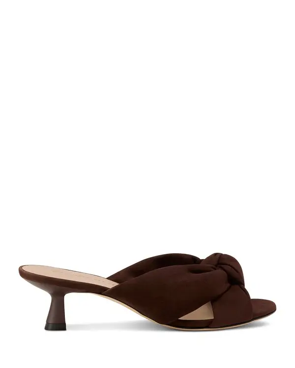STUART WEITZMAN Soplaya 50 Slides - Toasted Almond