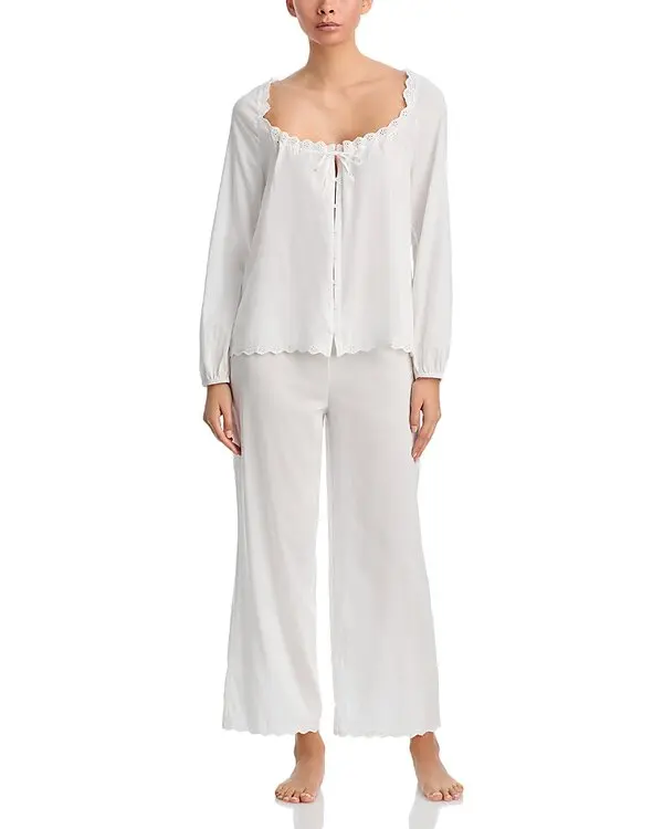 REFORMATION Paloma Pajama Set - Ivory