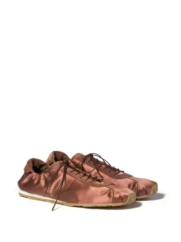 Miu Miu Plume Lace-up Sneakers