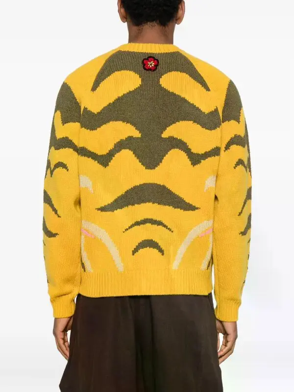 Kenzo Tiger-embellished Knit Sweater