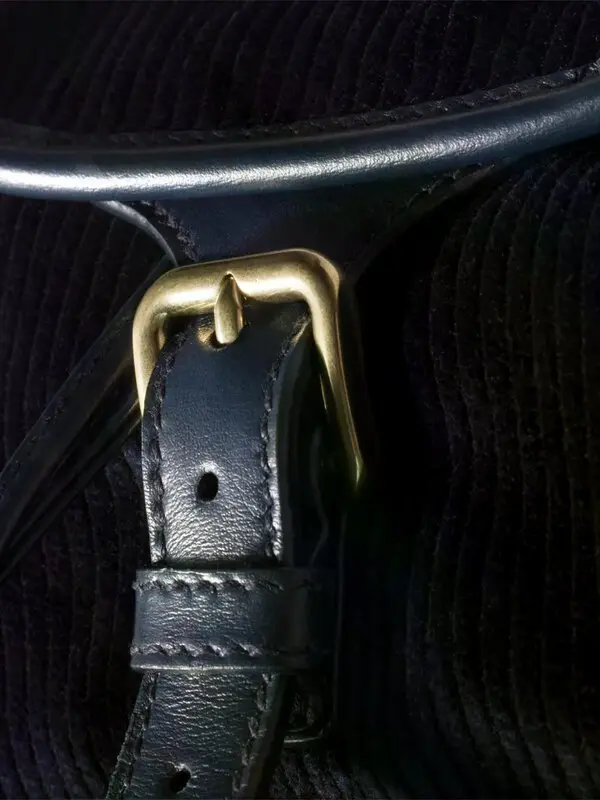 Miu Miu Corduroy Backpack - Blue