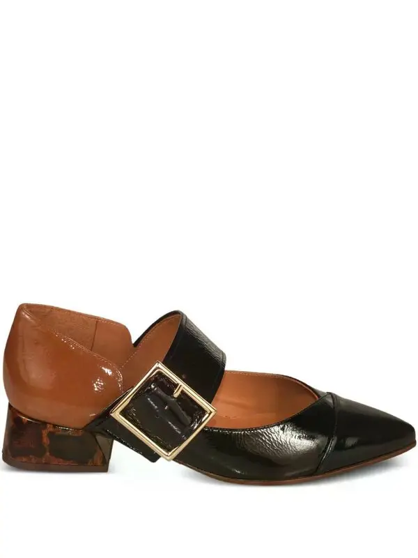 Chie Mihara Buckle Heeled Pumps