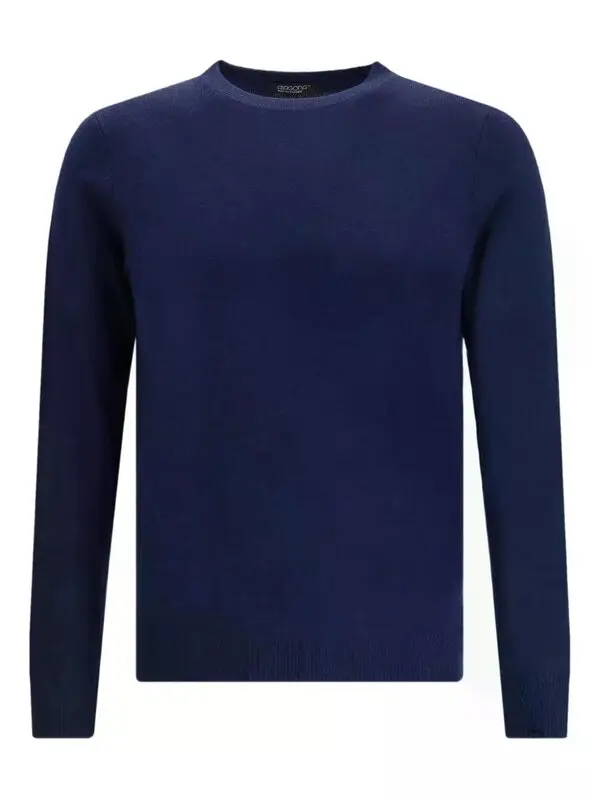 ARAGONA Crew-neck Sweater - Blue