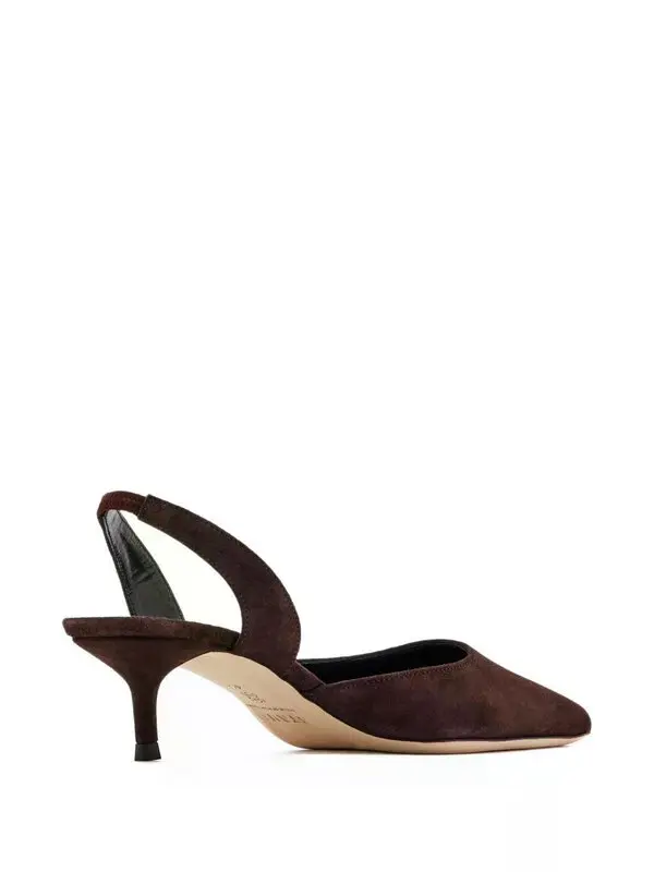 Staud 55mm Sebastian Slingback Pumps - Brown
