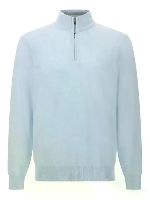 Boggi Milano Cashmere Blend Pullover - Blue