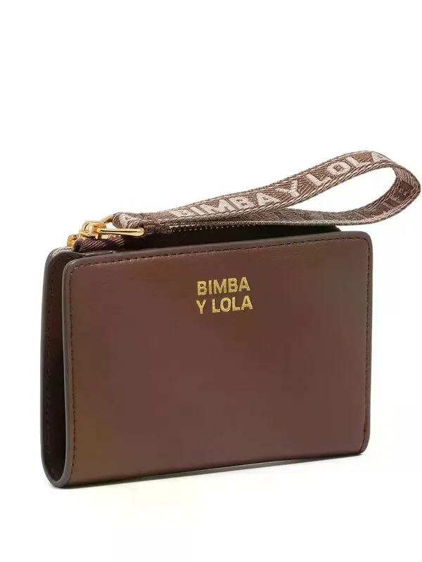 Bimba Y Lola Zip Wristlet Wallet - Brown