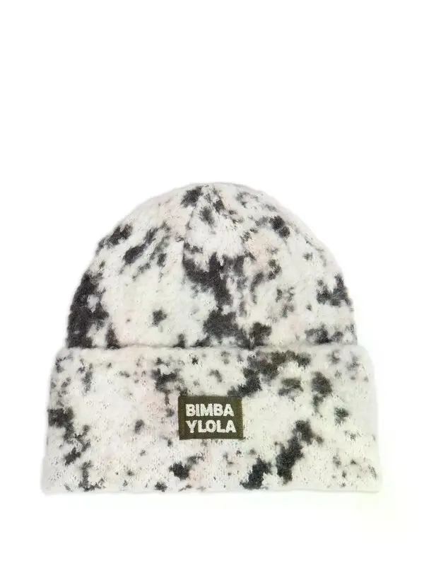 Bimba Y Lola Logo-patch Beanie - White