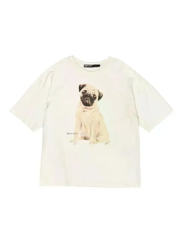Bimba Y Lola Graphic-print T-shirt - Neutrals