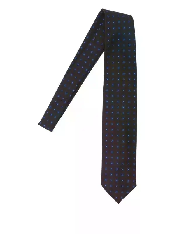 Cesare Attolini Patterned Neck Tie - Brown