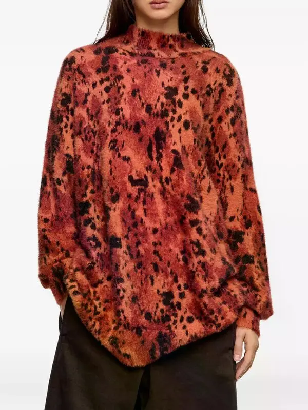 Bimba Y Lola Patterned High-neck Top
