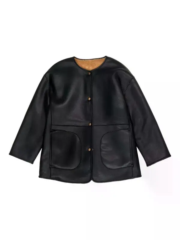 Bimba Y Lola Fur-textured Reversible Jacket