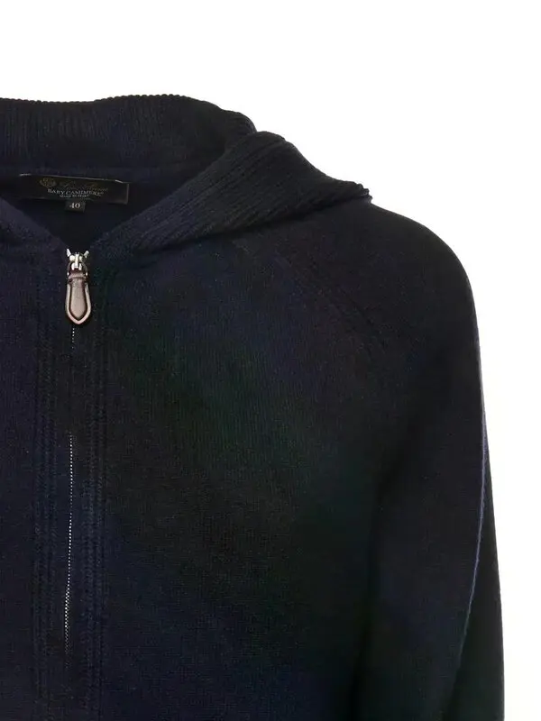 Loro Piana Hooded Zip Cardigan