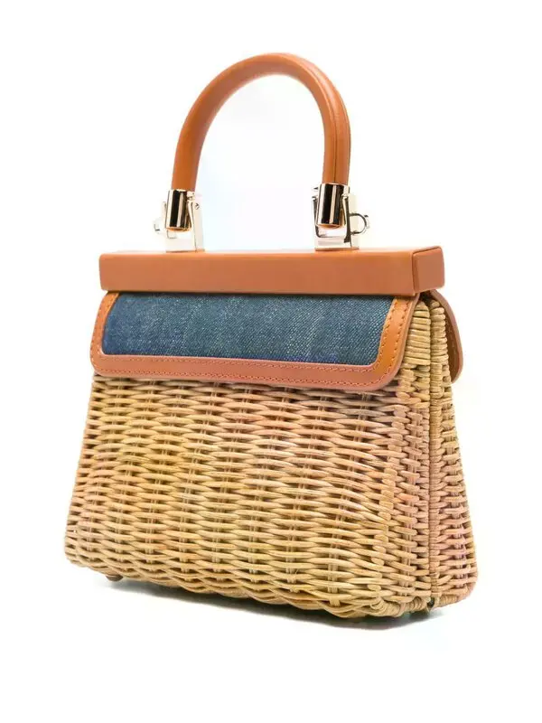 Rodo Woven Top-handle Tote
