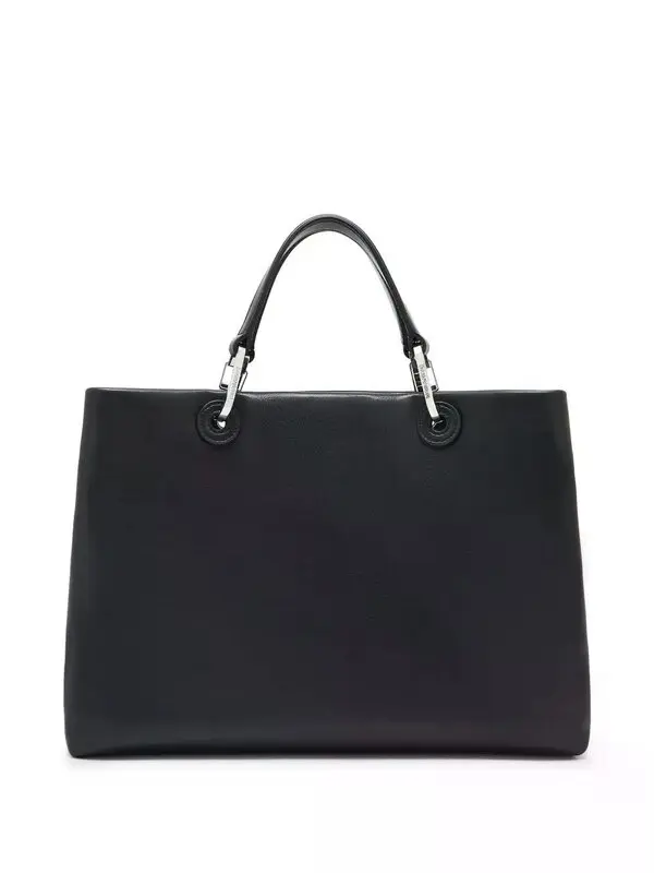 Emporio Armani Medium Top-handle Leather Tote Bag