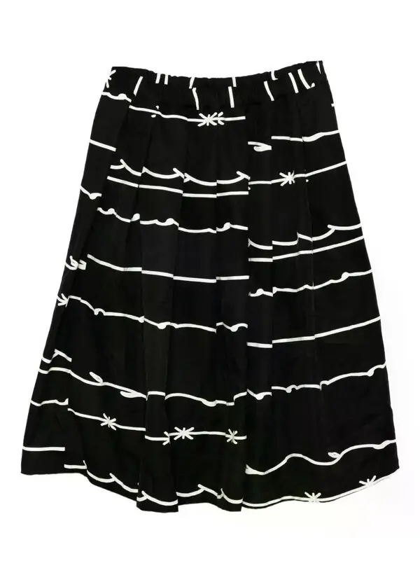 BLACK COMME DES GARÇONS Printed Skirt