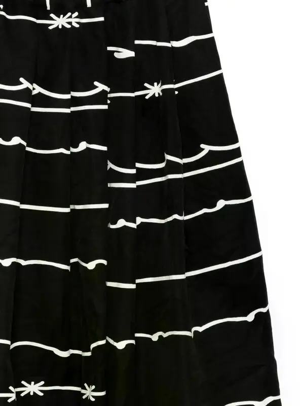 BLACK COMME DES GARÇONS Printed Skirt