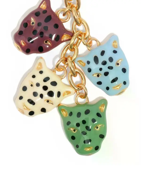 Bimba Y Lola Leopard-charm Keyring