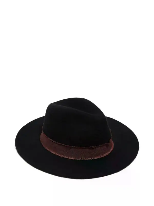 Bimba Y Lola Ribbon Trimmed Hat - Black