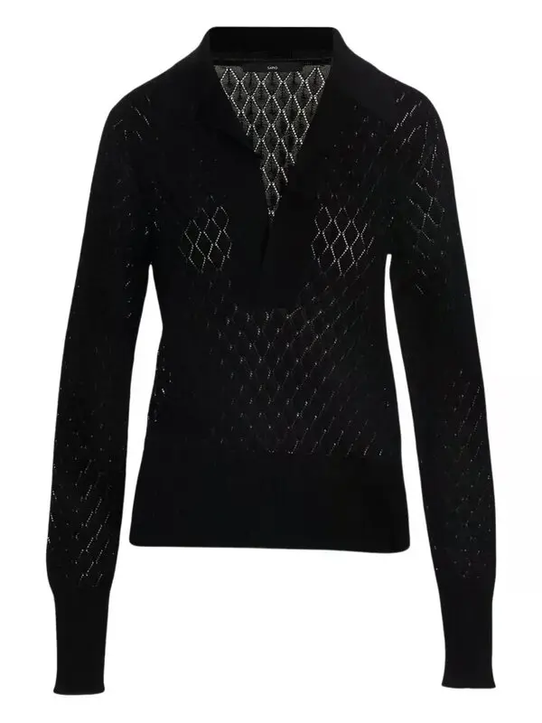 SAPIO Diamond-pointelle Sweater