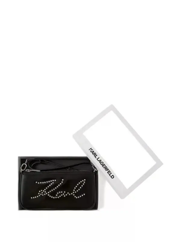 Karl Lagerfeld Stud-embellished Clutch