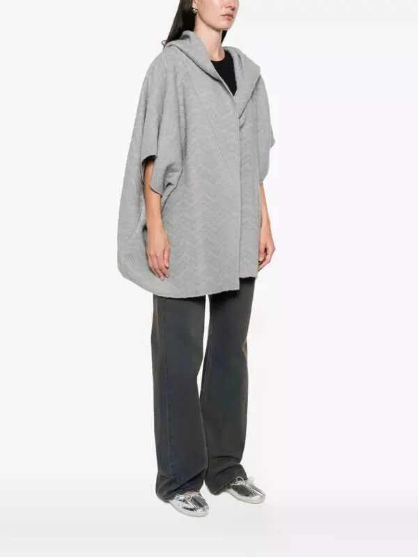 Missoni Hooded Cape - Grey
