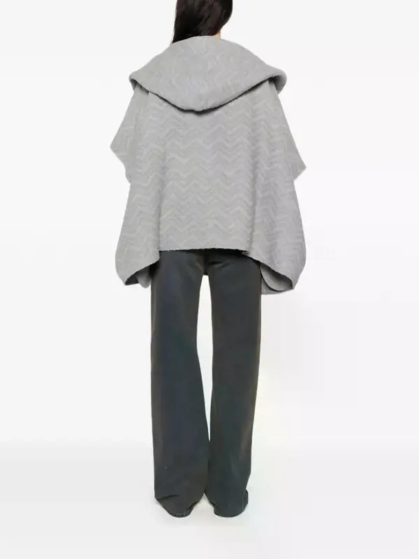 Missoni Hooded Cape - Grey